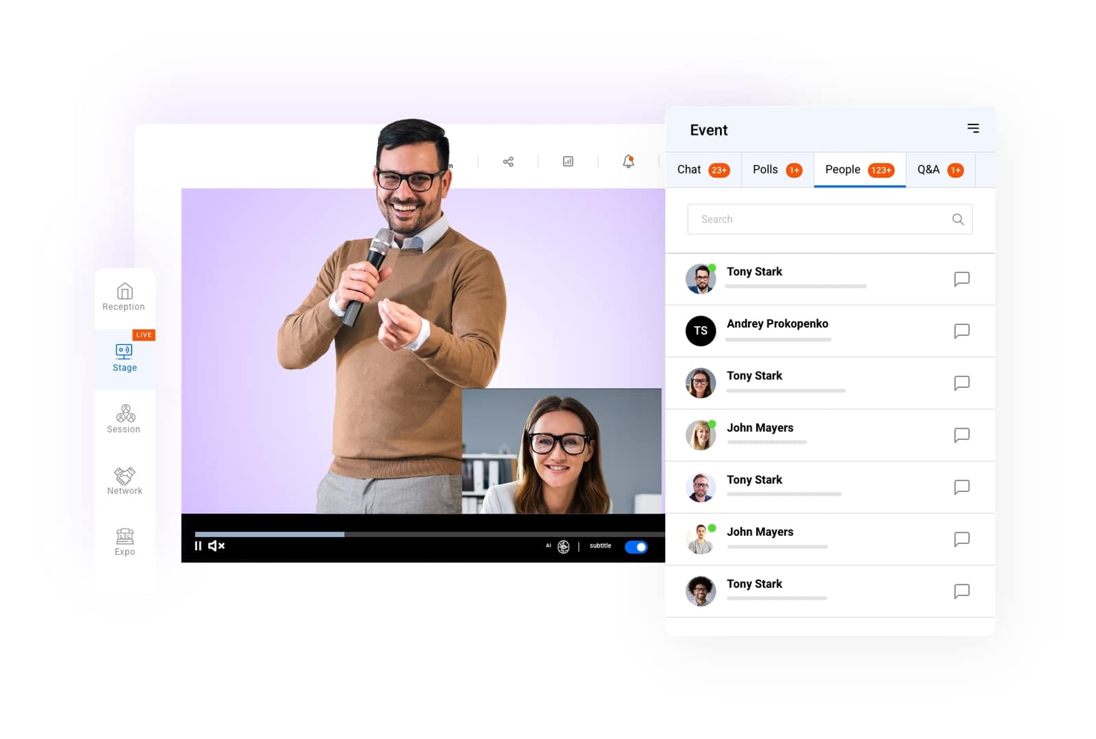 EventsX - Virtual Venue